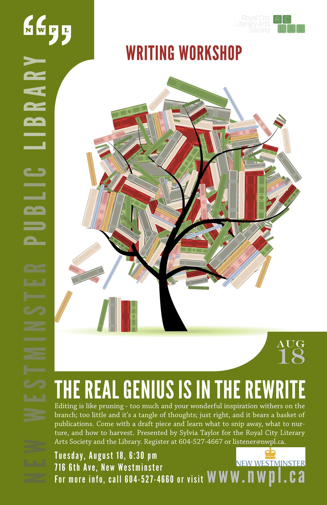 CONCLUDED! Workshop: The Real Genius is in the Rewrite with Sylvia Taylor